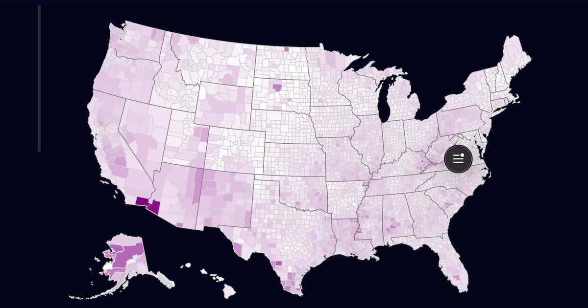 Creating US County Heatmap with Svelte and D3